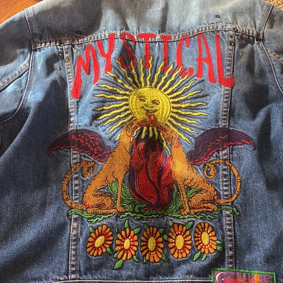 MOTHER | Jackets & Coats | Nwts Mother Good Luck Embroidered Denim ...